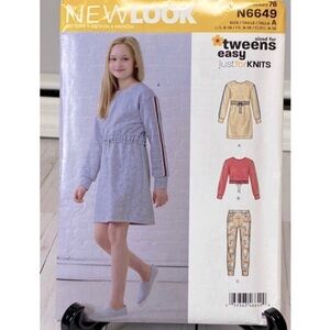New Look | Dresses | 5 For 25 New Look N6649 Tweens Sewing Patterns ...